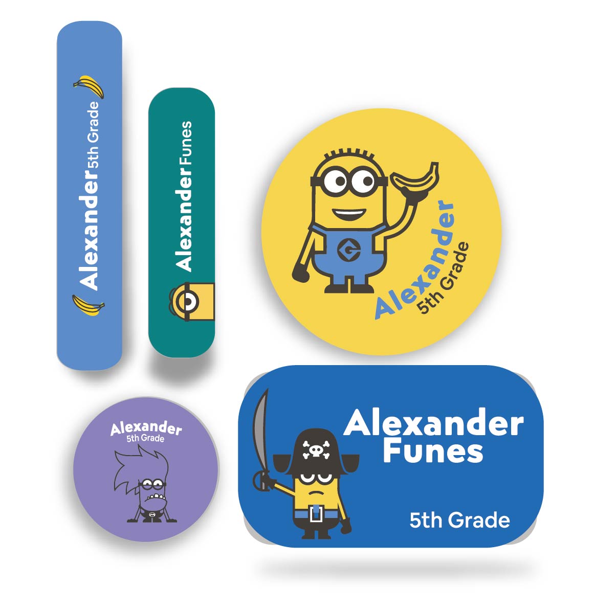 Name tag Niño Minion 2 – Deta & Arte